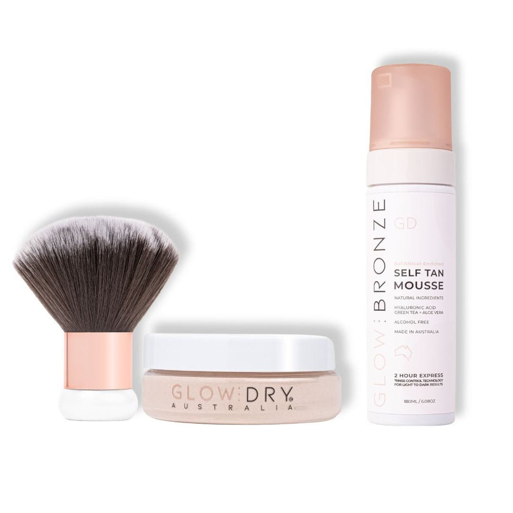 Self Tan Drying Powder | GlowDry - Dries Fake Tan Quick!